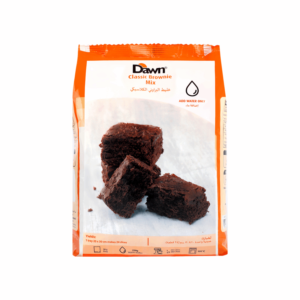 Dawn Classic Brownie Mix 1KG - Bakemate
